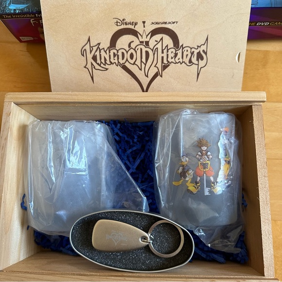 Disney | Dining | Kingdom Hearts Glassware Set | Poshmark